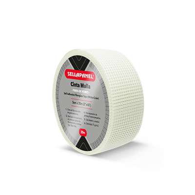 ADL Drywall | Cinta Malla Drywall Sellapanel de 20m